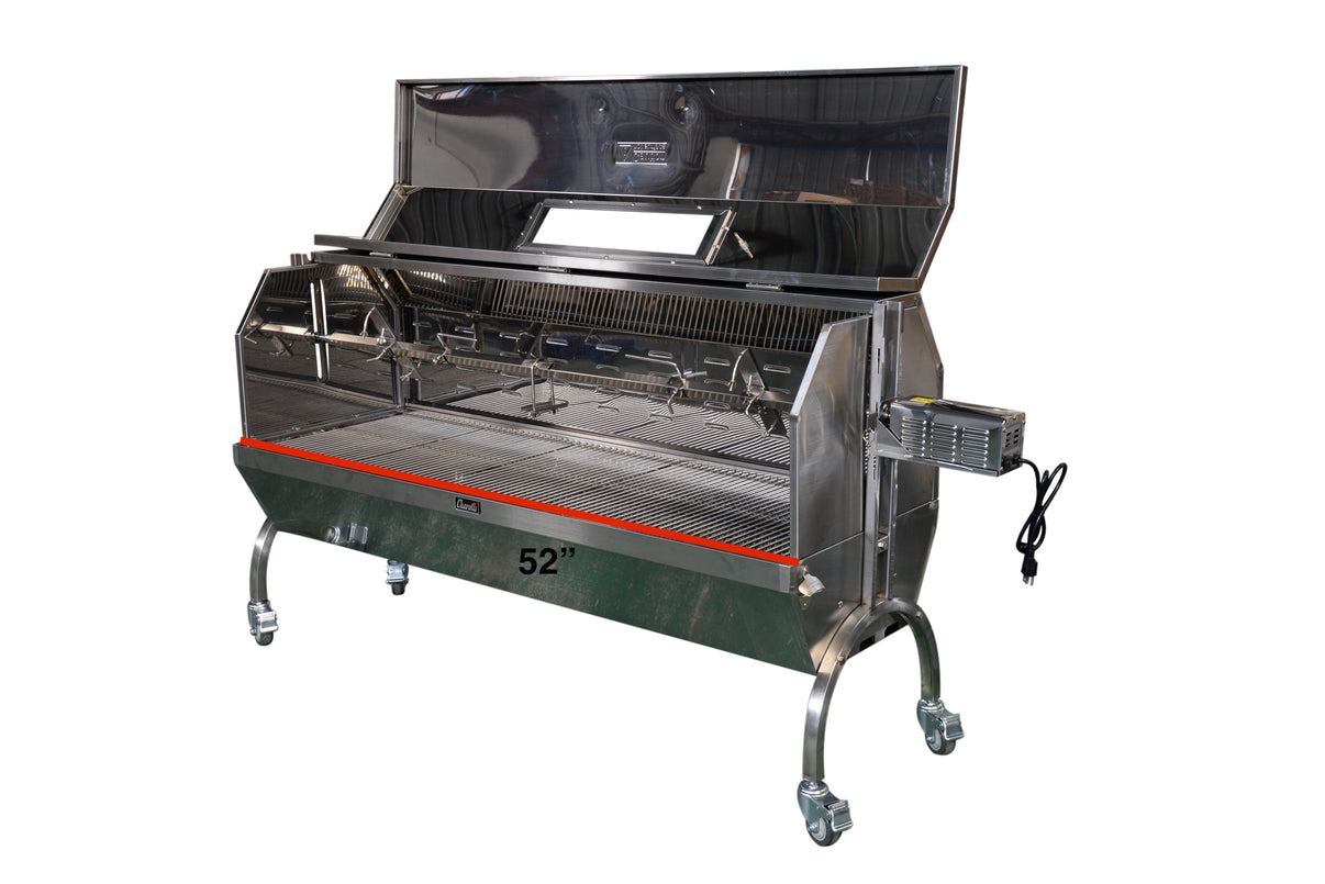 52" Charcoal Pig, lamb, hog roaster/ rotisserie - Model SSH1 - 40W mot