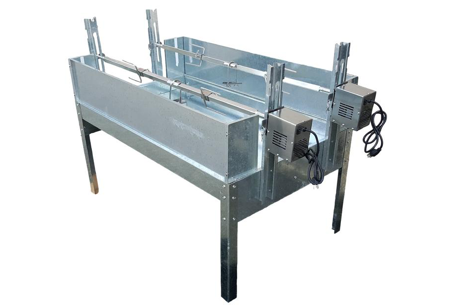 52" Double Charcoal Spit roaster - Model GSD1 Two 40W motors